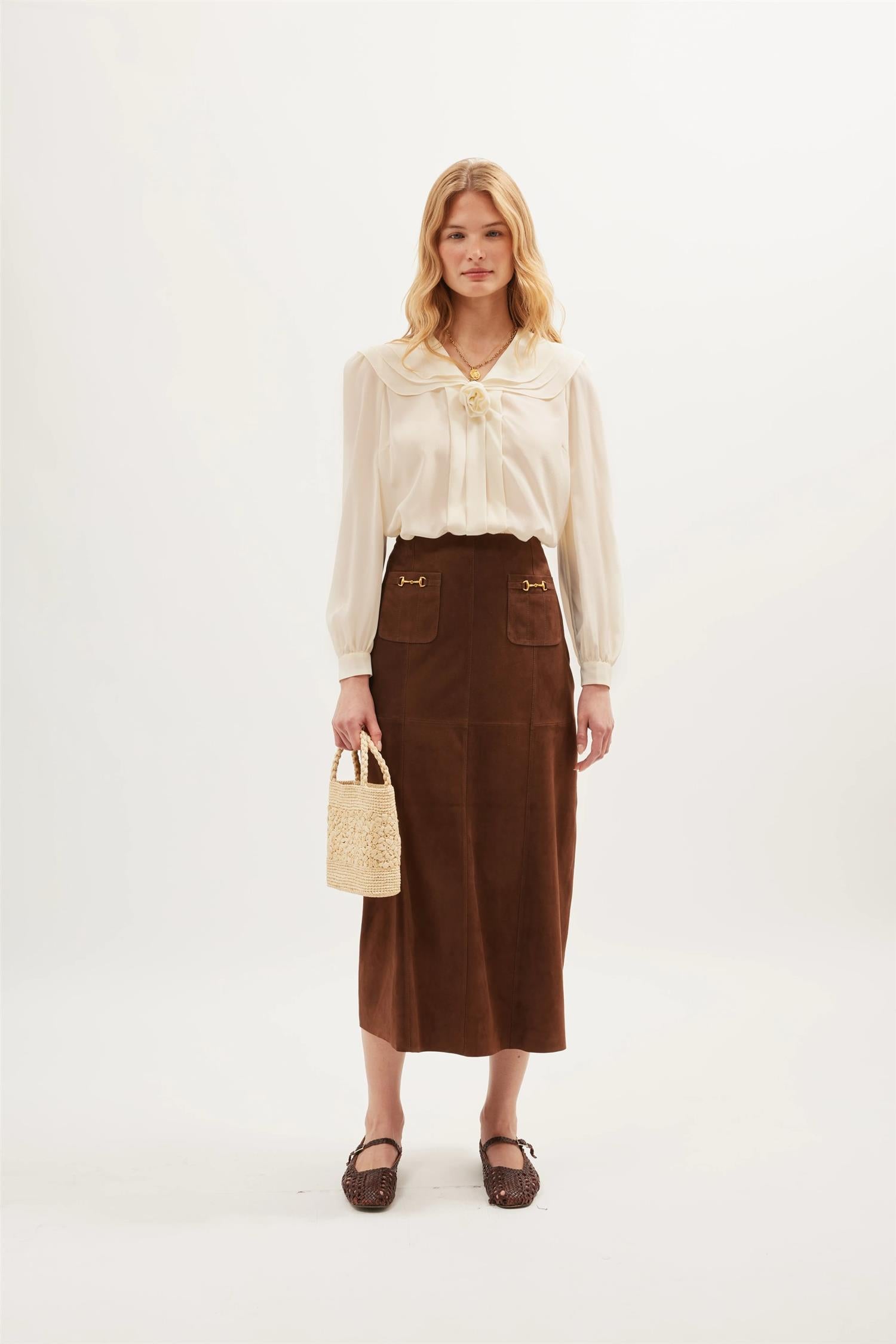 Rixo - Emelin Top Ivory – Kiman Woman