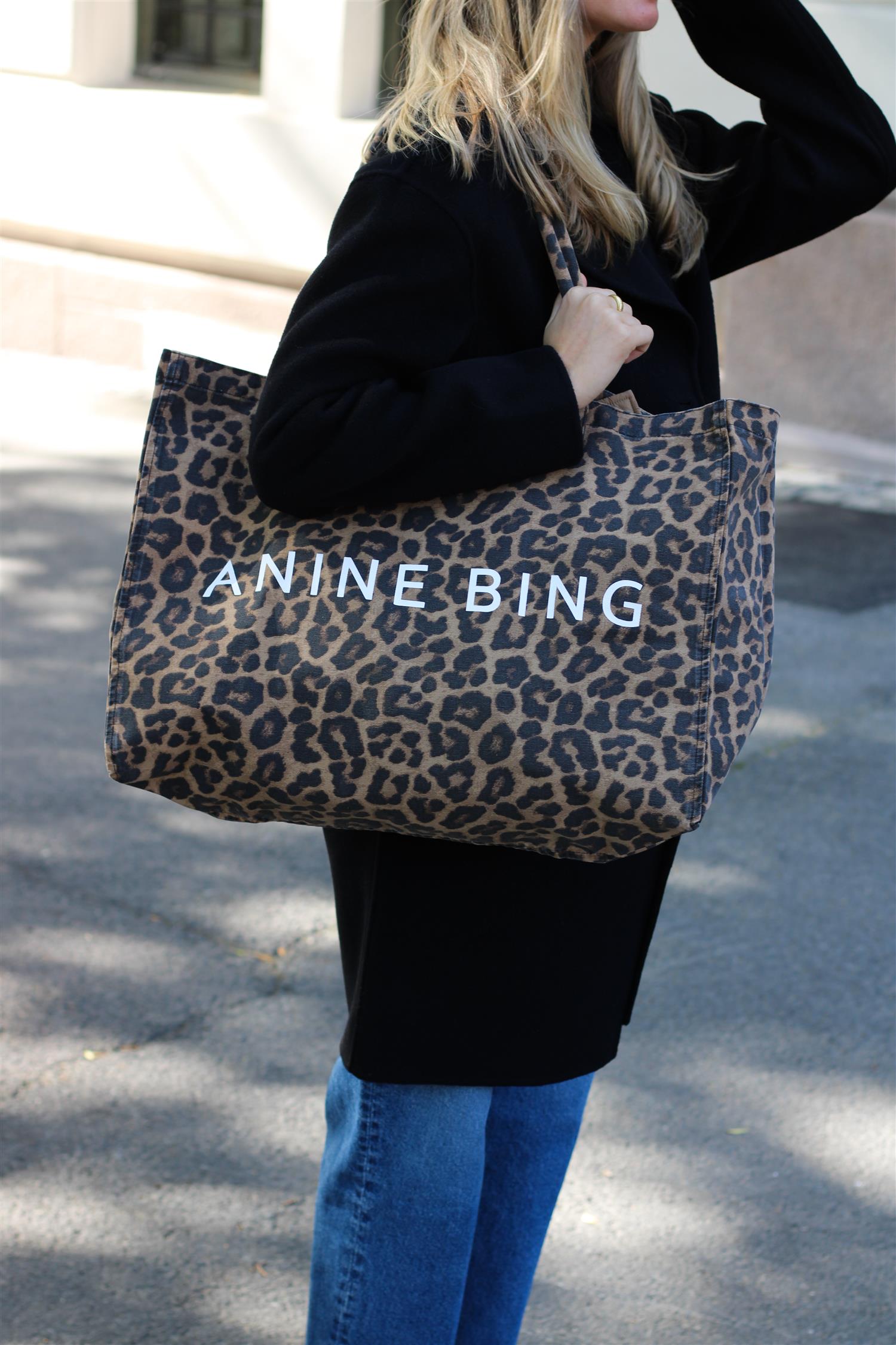 Anine Bing - Leo Canvas Tote – Kiman Woman